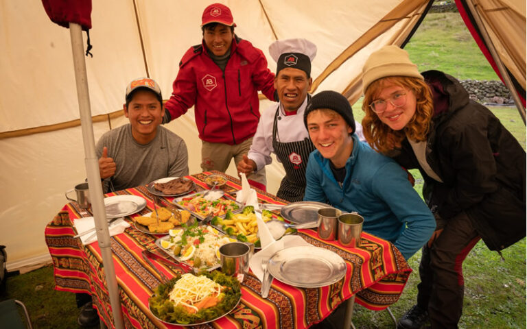 Inca Trail Food - The best food on Inca Trail to Machu Picchu